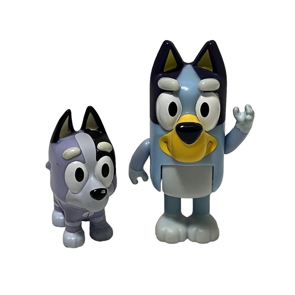 Bluey | Toys | Bluey Dog Figures Socks Bluey Lot Of 2 | Poshmark